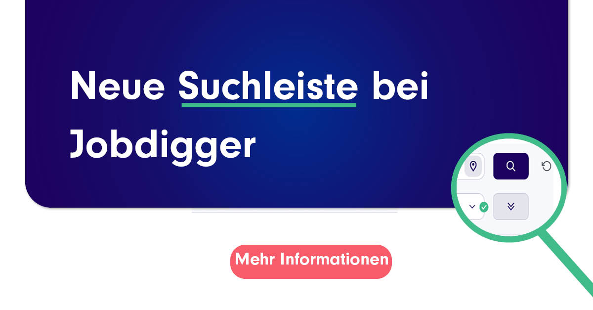 Neue Suchleiste bei Jobdigger - Jobdigger : Jobdigger